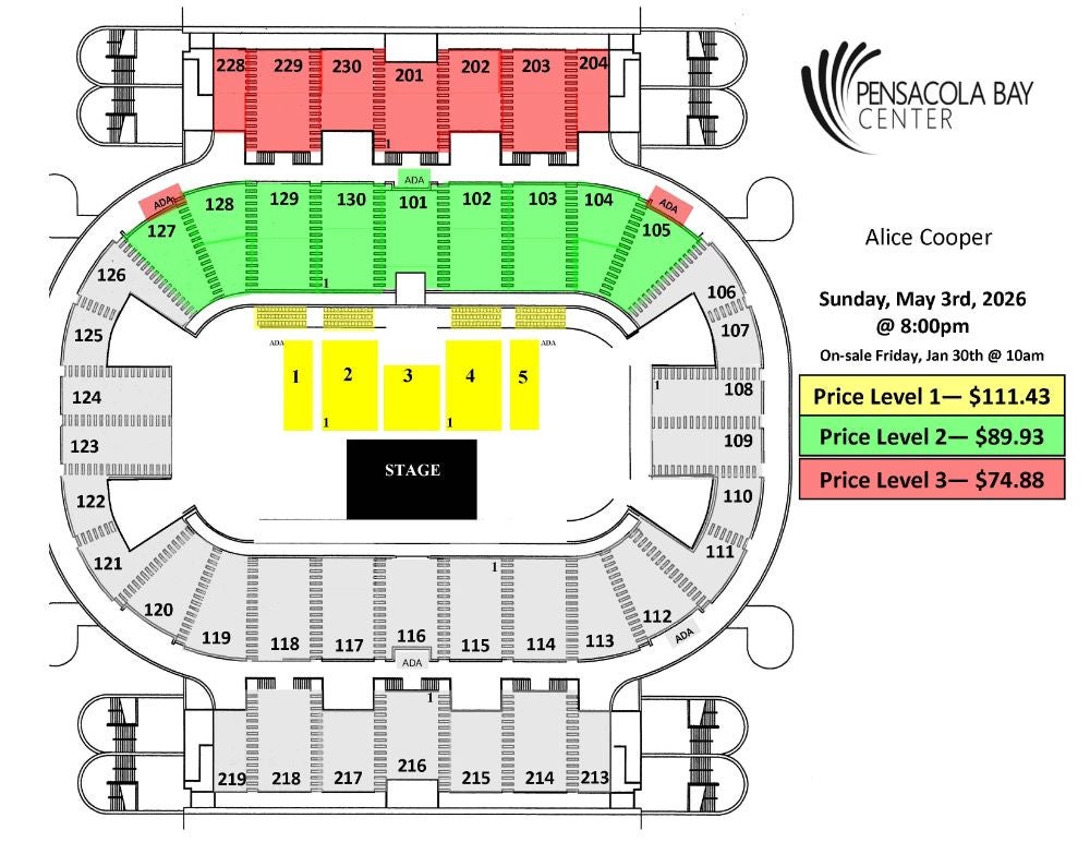 Alice Cooper - Alice's Attic Tour | Pensacola Bay Center